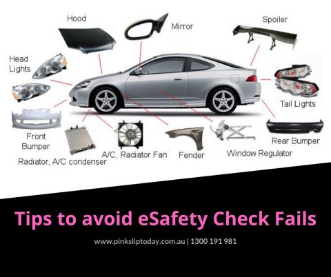 Checks to avoid car Pink Slip eSafety Check fails | Pink Slip Today